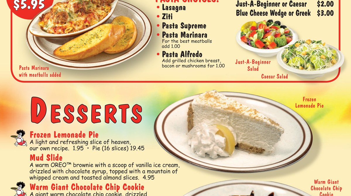 Hideaway Pizza Main Menu 2013 | Web Design Bellingham | Bob Paltrow ...